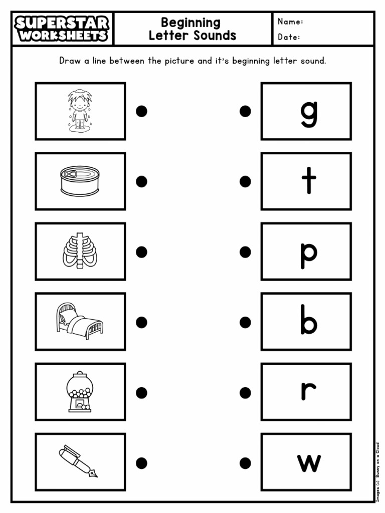 Beginningsoundworksheetsfreeprintablegrade 2 | PDF