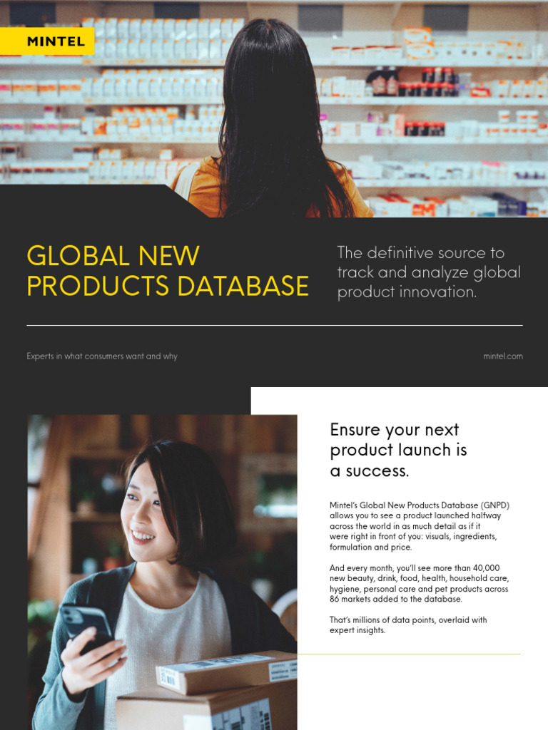 Mintel Brochure GNPD Digital US | PDF | Confectionery | Drink