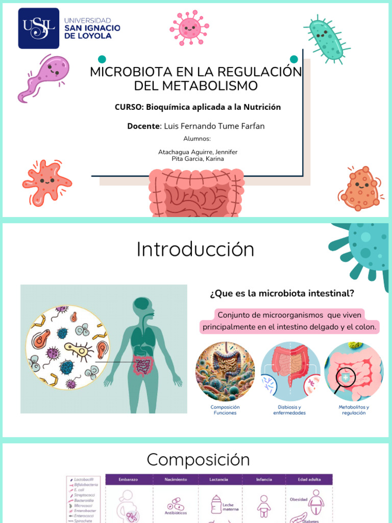 Microbiota y Metabolismo Intestinal | PDF | Sistema inmune | Las bacterias