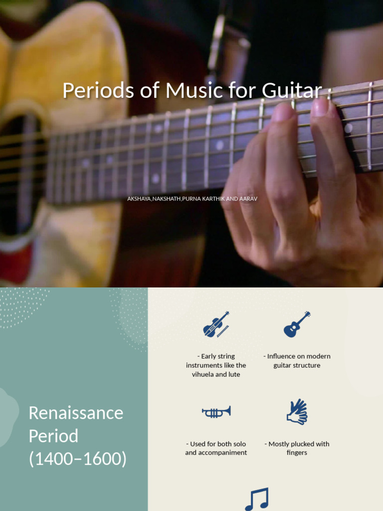 Periods of Music Guitar | PDF