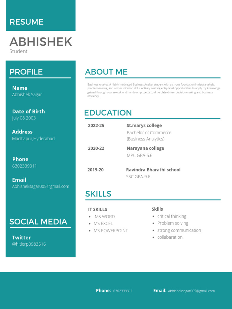 Graphic Designer Resume | PDF
