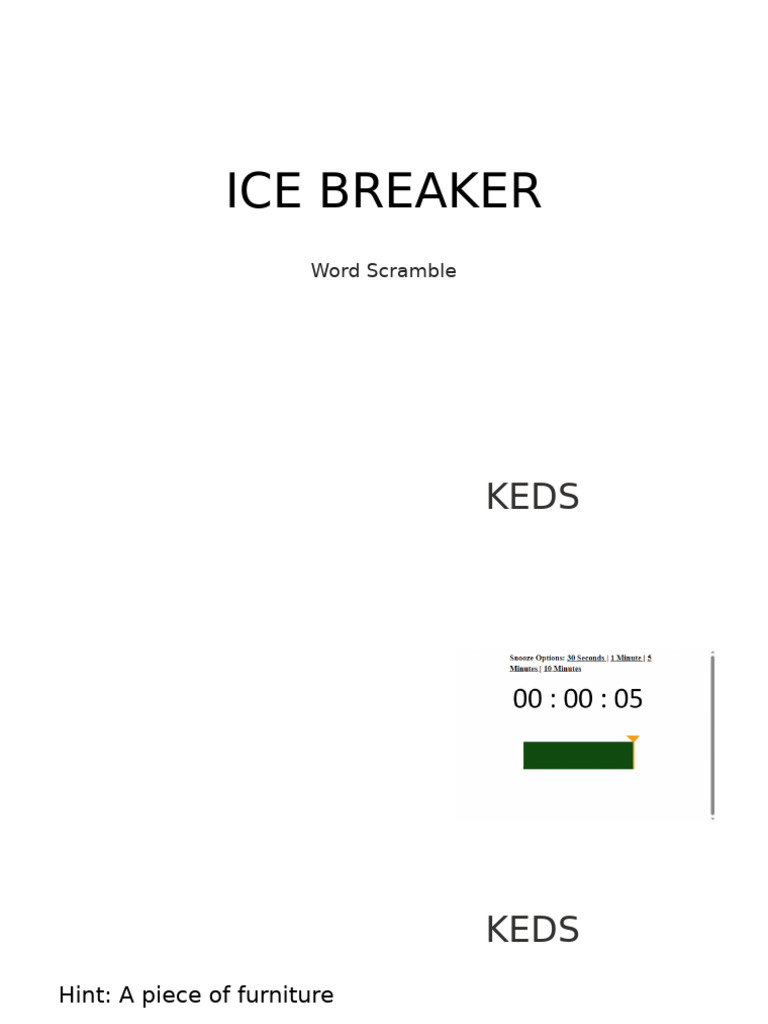 ICE Breaker | PDF