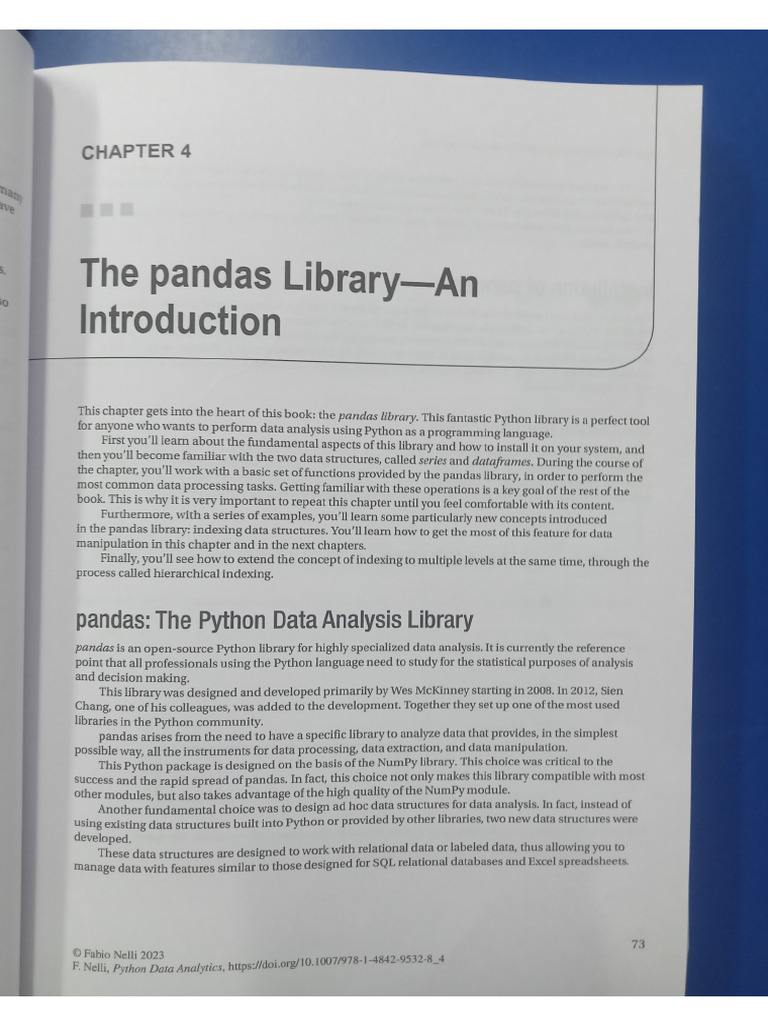 Pandas Chapter -04 | PDF