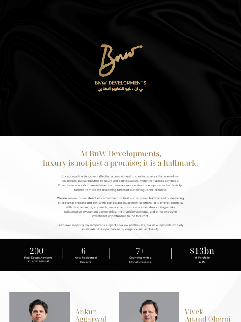 BNW Broker's Presentation | PDF | United Arab Emirates | Economies