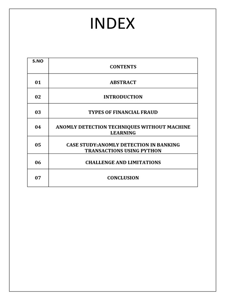 Financial Fraud Detection | PDF | Fraud