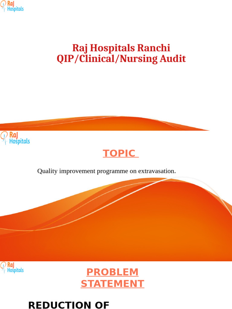 Reducing Extravasation Incidents in Hospitals | PDF