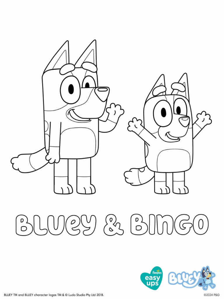 Bluey Activity Sheet | PDF