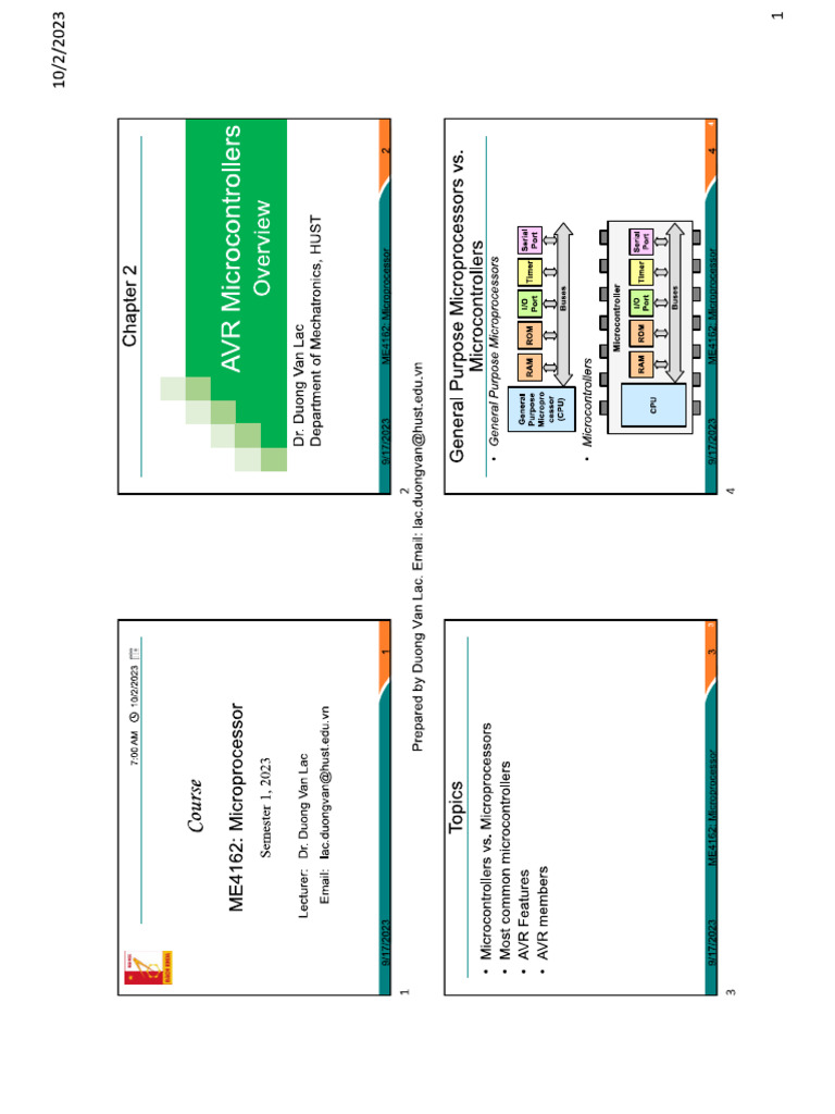 Lec - 03 Introduction To AVR | PDF