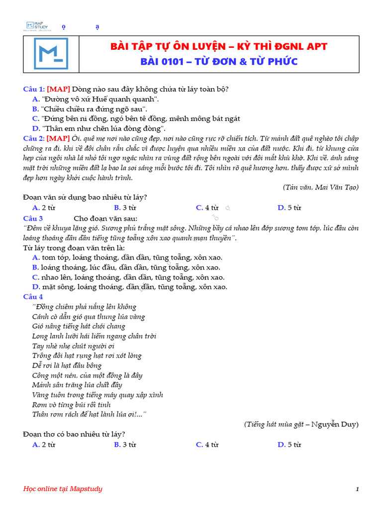 Copy of btvn---bai-0101-tu---tu-don---tu-phuc-1717578000879 | PDF