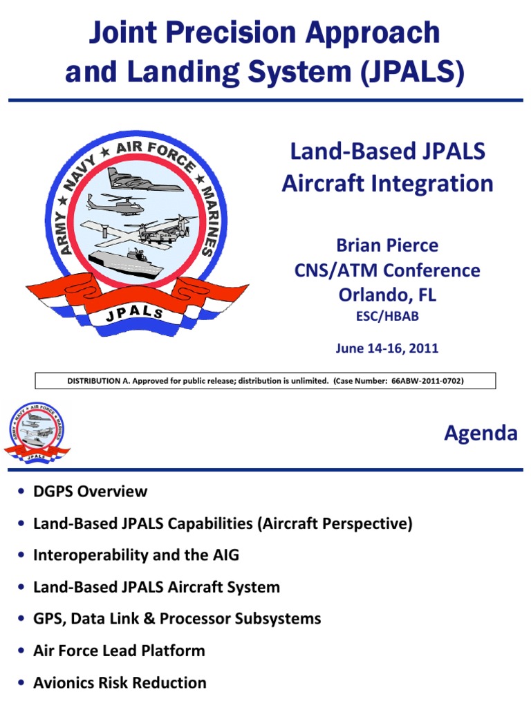 Joint Precision Approach and Landing System (JPALS) : Land-Based JPALS ...