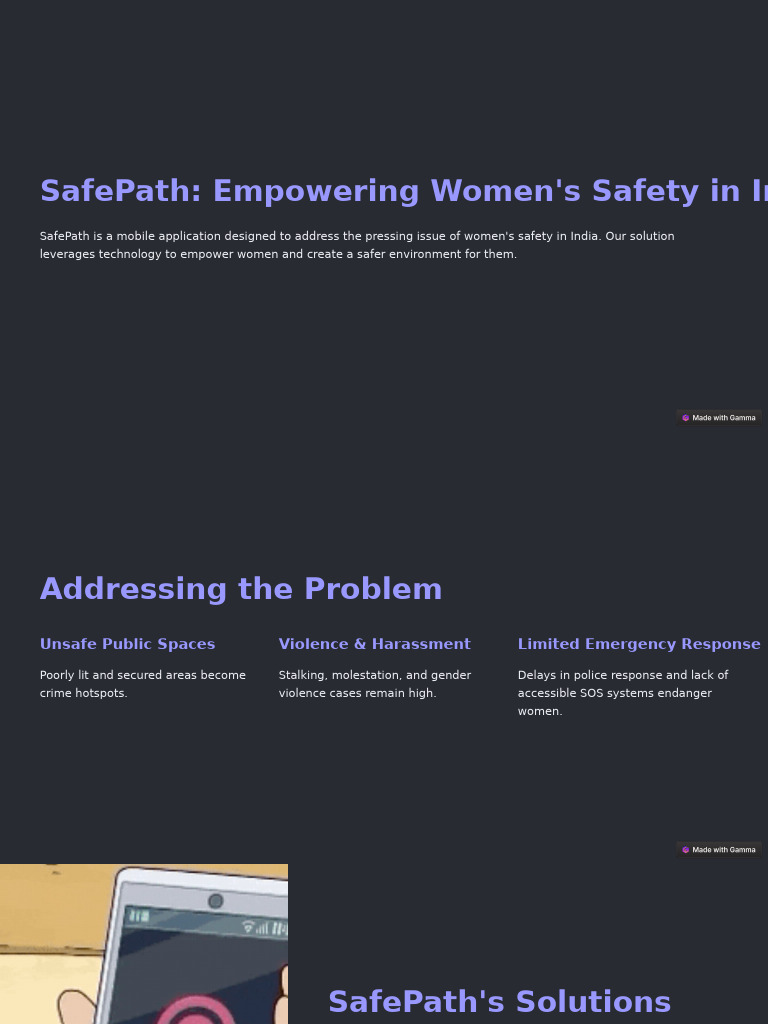 SafePath: Women's Safety App India | PDF | Scalability | Computing