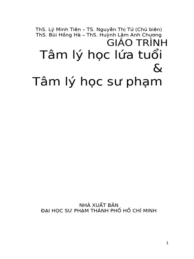 Sach TLHLTSP Chương 2 TLH thiếu niên | PDF