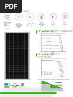 Premier 590W Bifacial Solar Panel Datasheet | PDF | Solar Panel ...