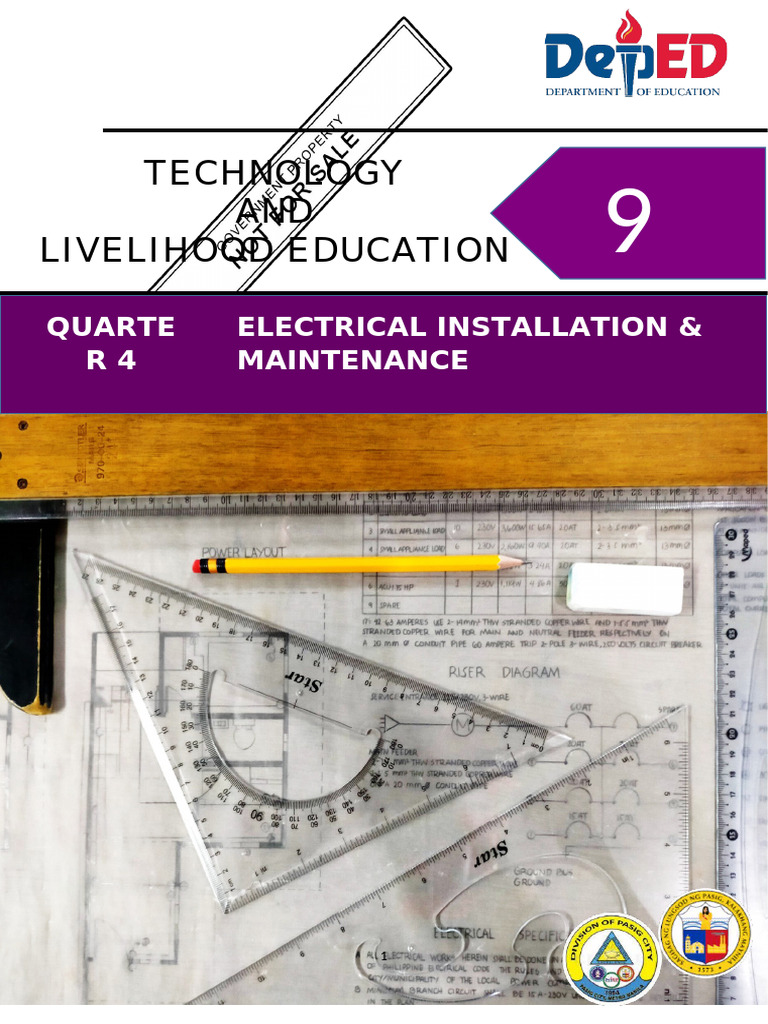 TLE-9-EIM-9-Q4 M1 | PDF | Electrical Wiring | Wire