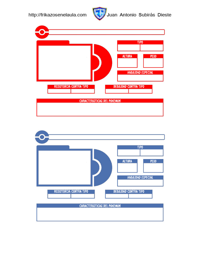 Ficha Pokémon | PDF