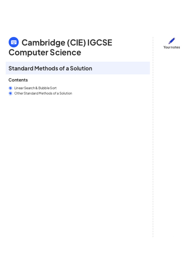 Topic 7.4 Linear Search & Bubble Sort | PDF | Control Flow | Mathematical Logic