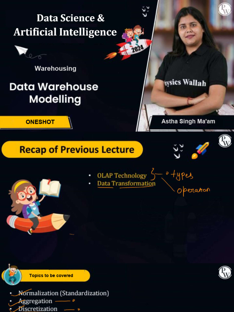 Data Warehouse Modelling - Class Notes | PDF