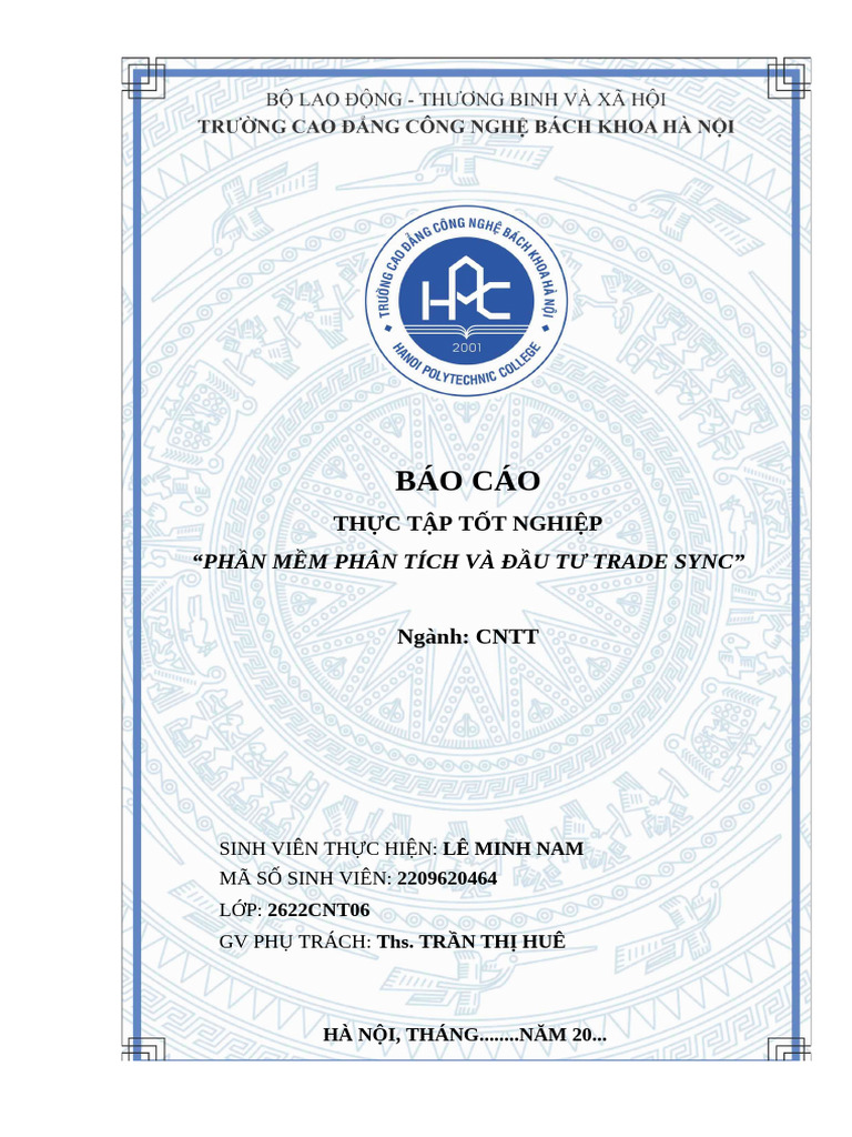 Leminhnam Baocao Thuctap | PDF