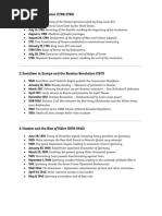 19th and 20th Century Major Events Timeline | PDF | International ...