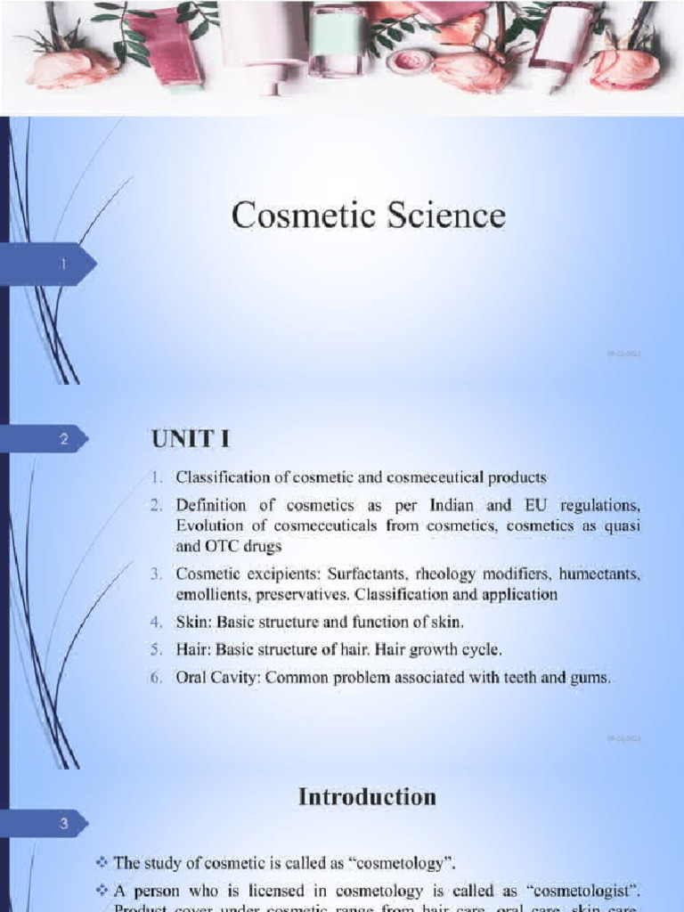 Final - Cosmetic - cosmetic-science | PDF
