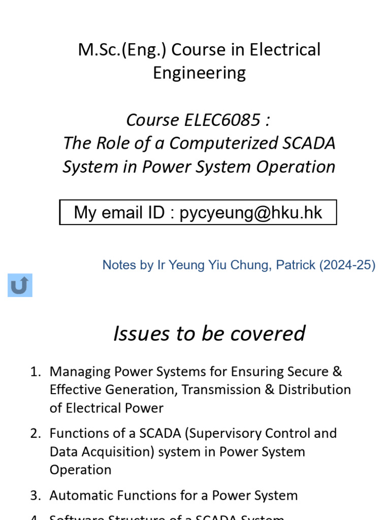 SCADA in Power System Operations | PDF | Electric Power Transmission ...