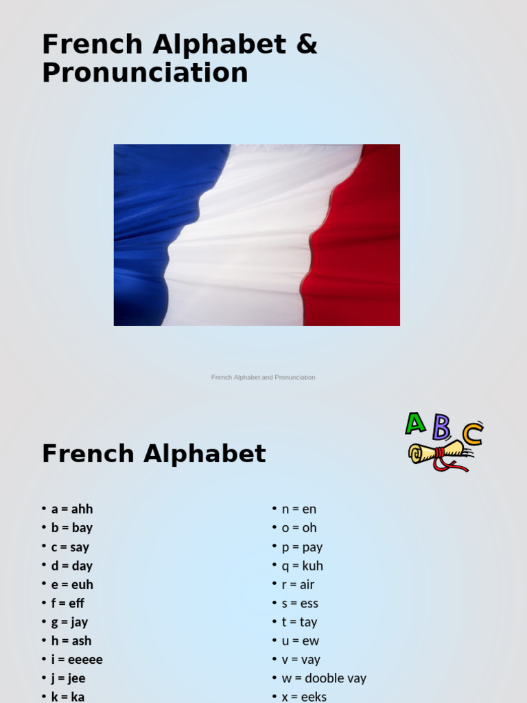 French Alphabet and Pronunciation Guide | PDF | Consonant | Linguistics