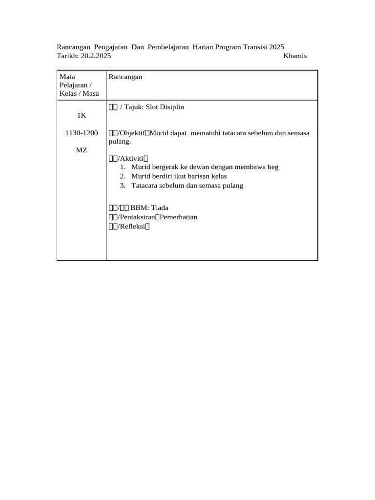 RPH - 20022025 - Khamis | PDF