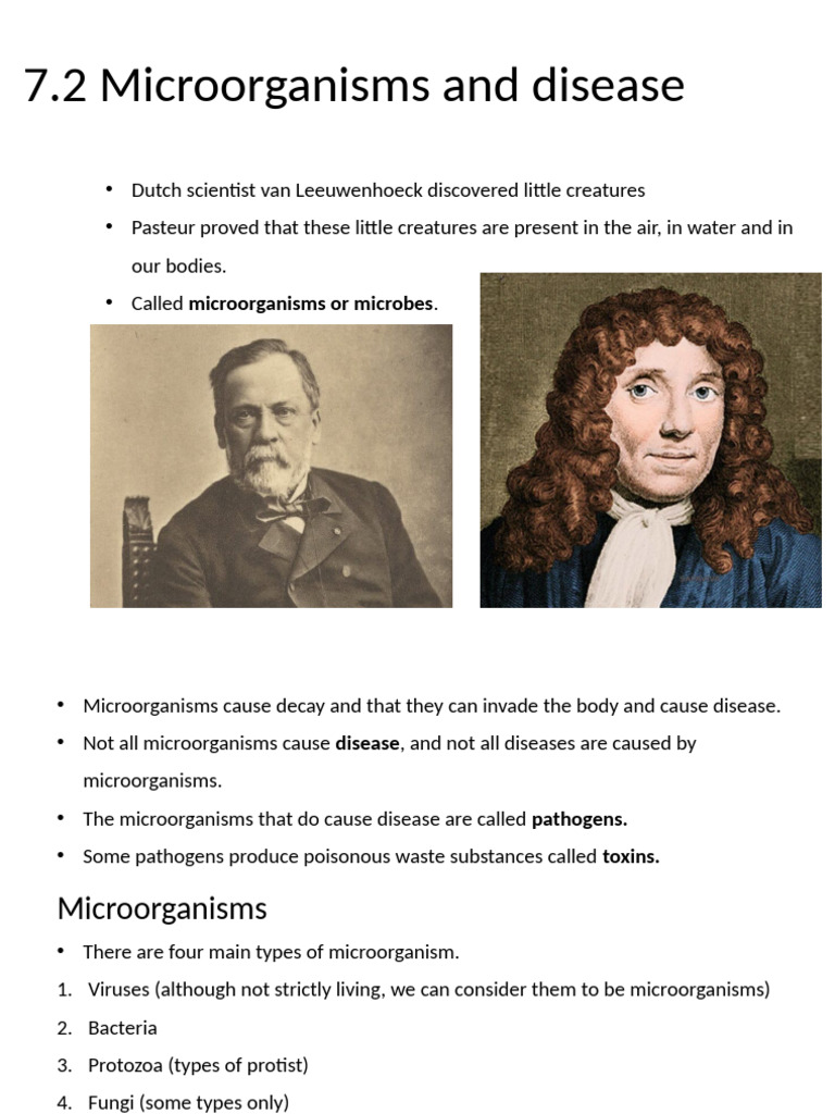 7.2 Microorganisms and Disease Biology | PDF