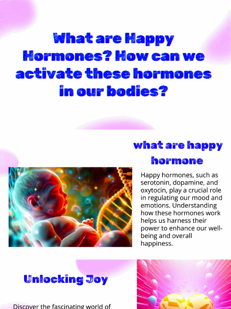 What Are Happy Hormone?? How They Can Activate | PDF | Happiness ...