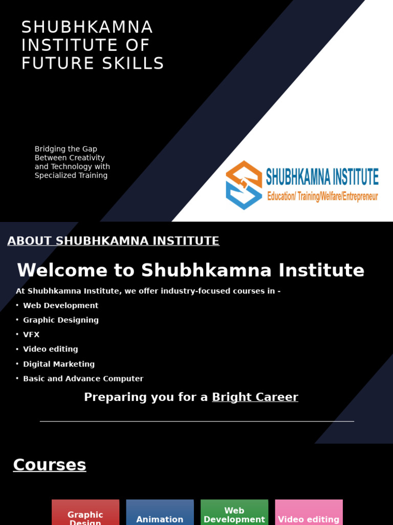 Shubhkamna Institute PPT - Mahi | PDF | Graphic Design | 3 D Computer Graphics