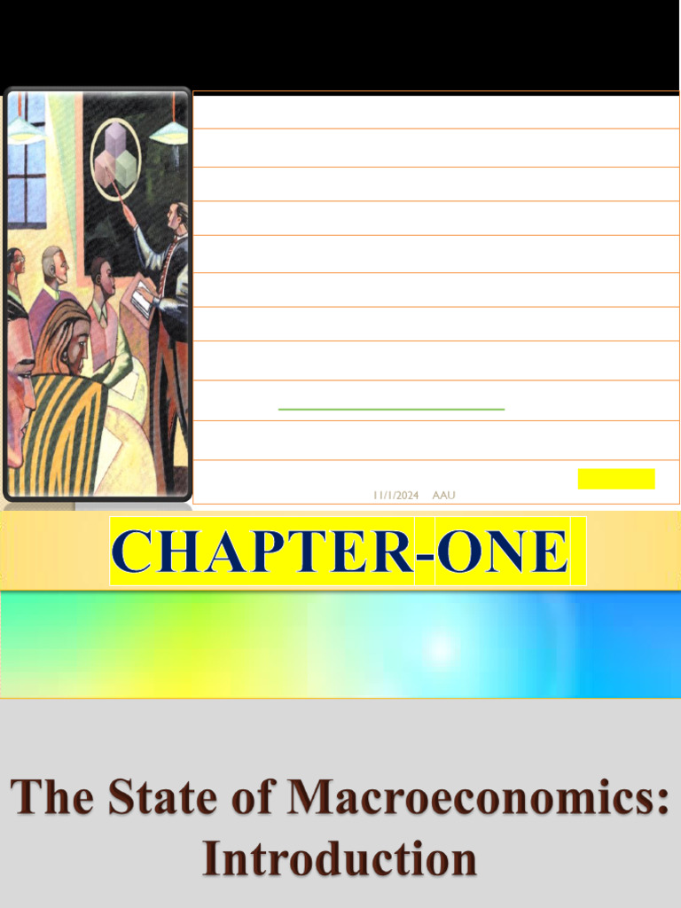 Cha 1- Macro I ppt | PDF | Macroeconomics | Inflation