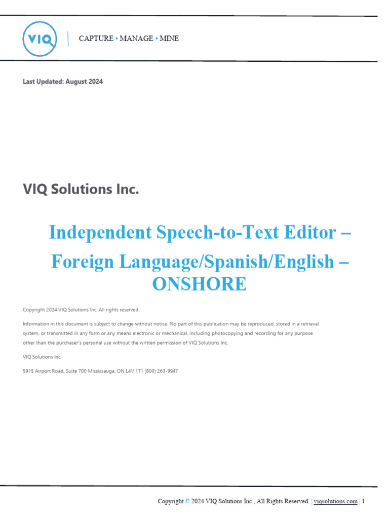 Onshore Foreign Language Editing Vendor Overview August 2024 - 1 | PDF | Intel | Solid State Drive