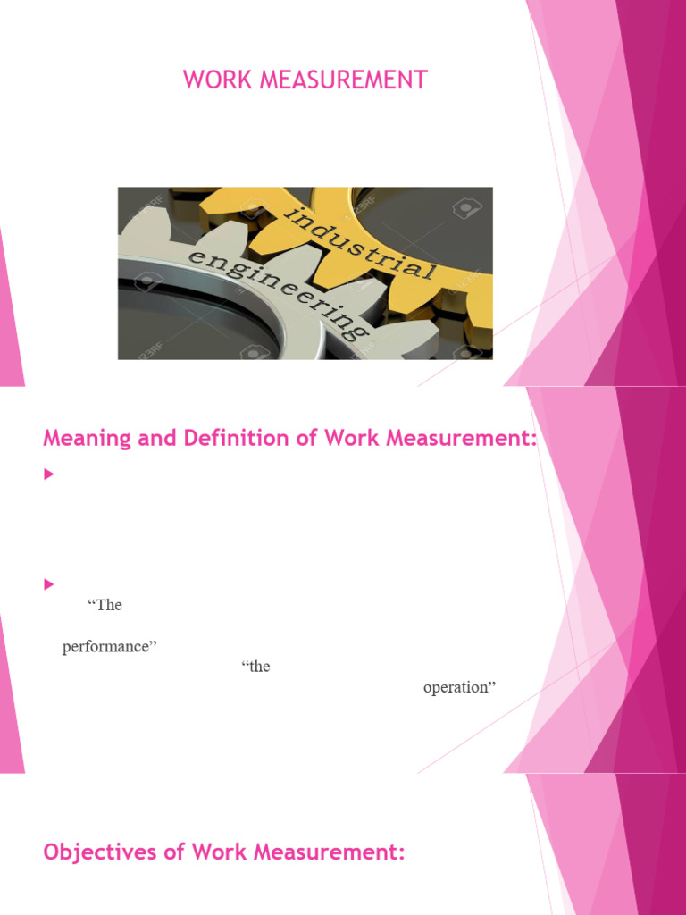 work measurement -L-03 | PDF | Business