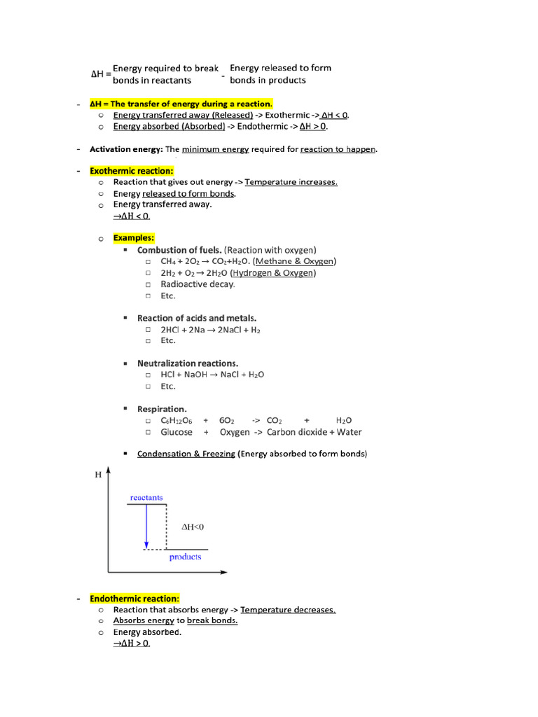 Chemical Energetics | PDF