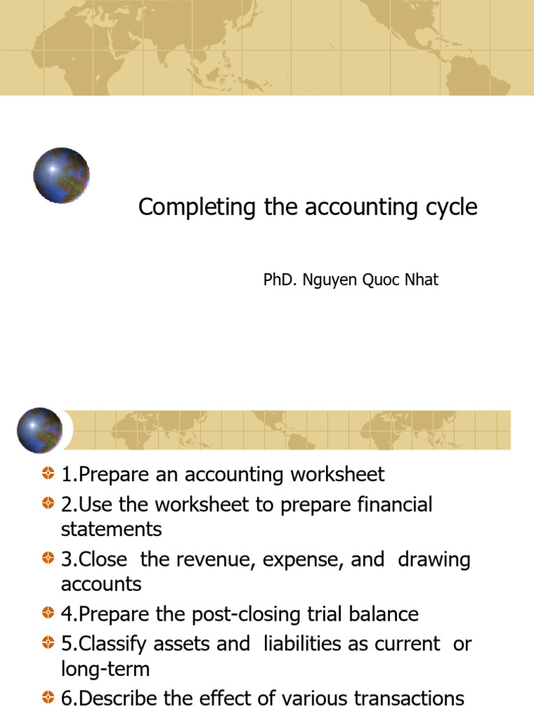 Chapter3 - Completing The Accounting Cycle | PDF | Debits And Credits | Corporations
