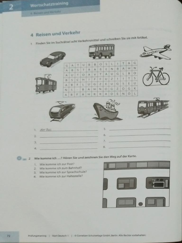 THEMA 4 Reise Und Verkehr | PDF