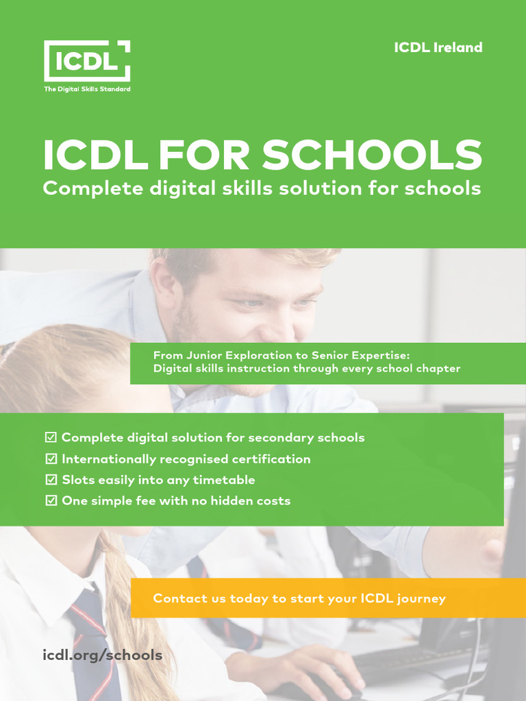 ICDL Digital Skills Program for Schools | PDF | Educational Technology ...