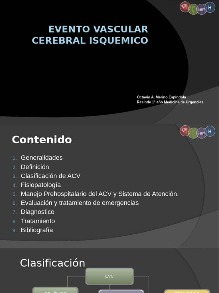 Evc Isquemico | PDF | Hipertensión | Especialidades Medicas