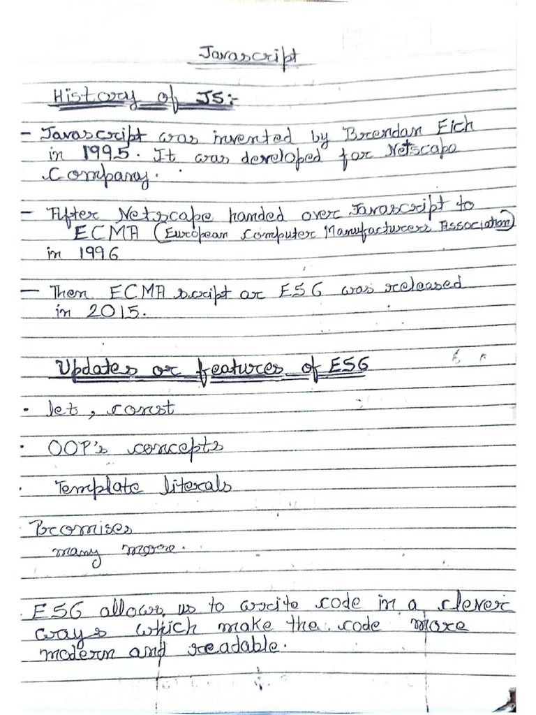 Js Notes Compressed | PDF