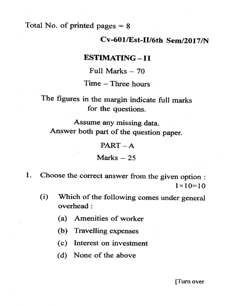 Estimating-2 2017 | PDF