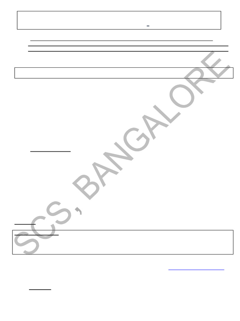 Call Up Letter Scs Bangalore For SSC NCC Men 57 Course | PDF