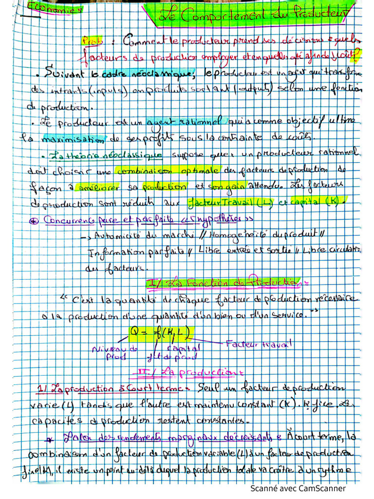 Fiches Economie (ECS) (1+2e Année) | PDF