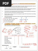 AXE Molecular Geometry Tables | PDF | Chemistry | Atomic