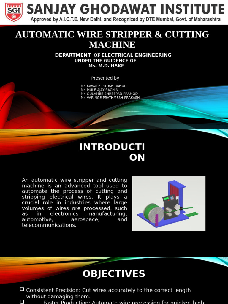 Automatic Wire Stripper & Cutter Overview | PDF | Programmable Logic ...