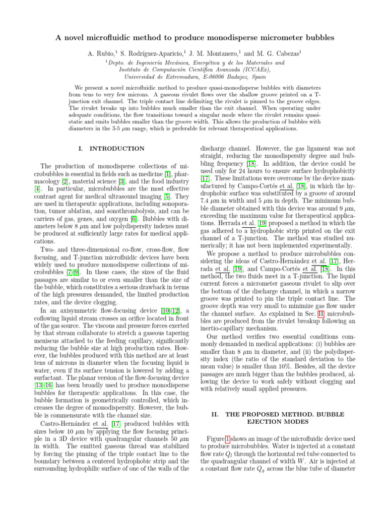 microfluidic method | PDF | Microfluidics | Liquids