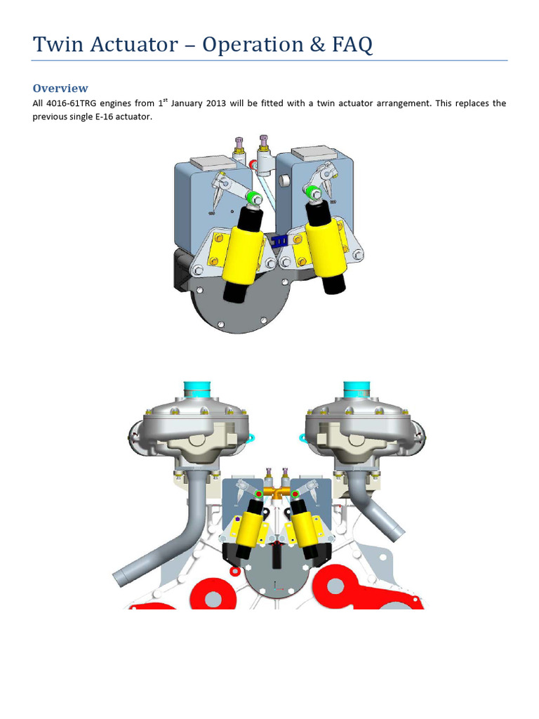 Twin Actuator Engine Guide | PDF | Engines | Internal Combustion Engine