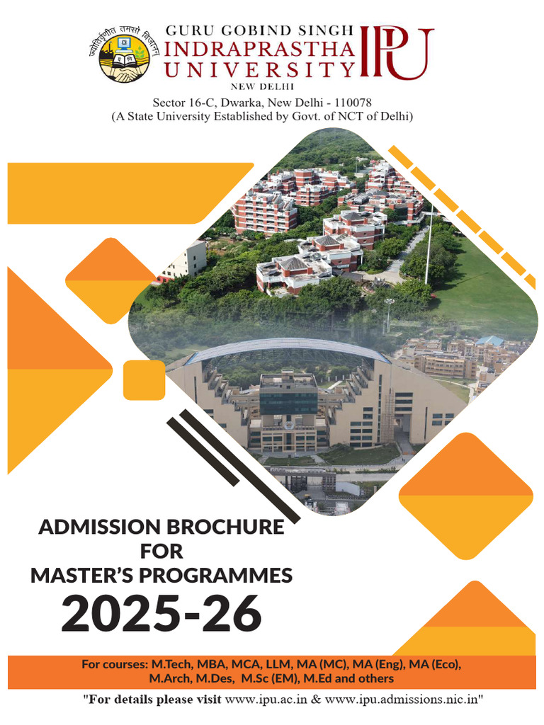 IP Uni Admission 2025 | PDF | University And College Admission