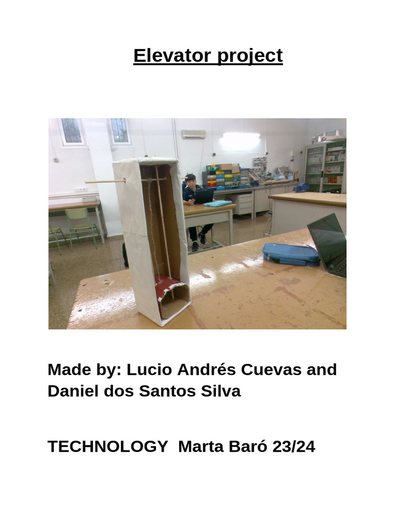 Elevator Project Overview And Design Pdf