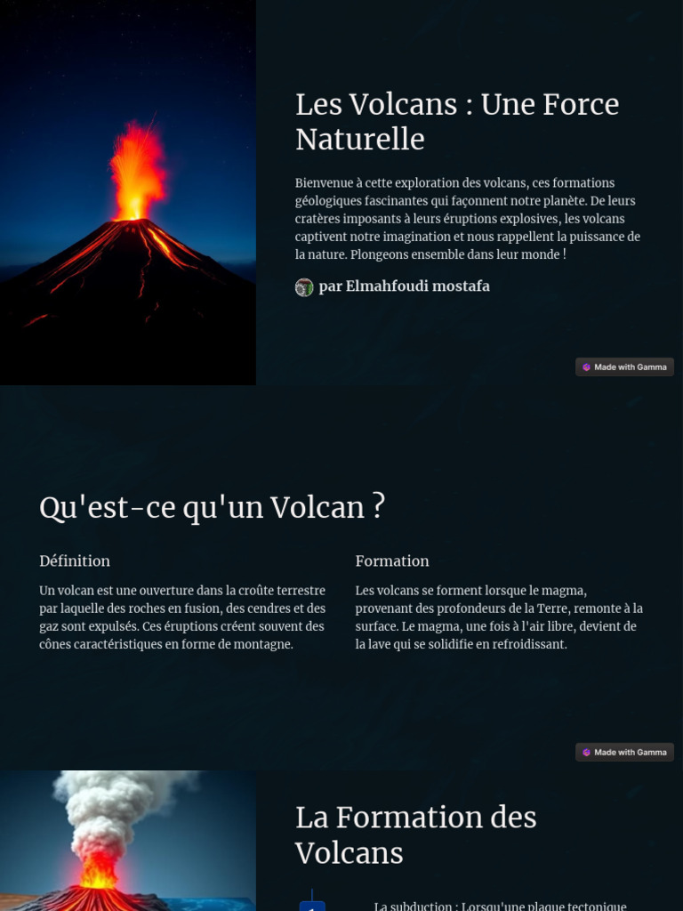 Comprendre les Volcans et leurs Risques | PDF | Volcan | Lave