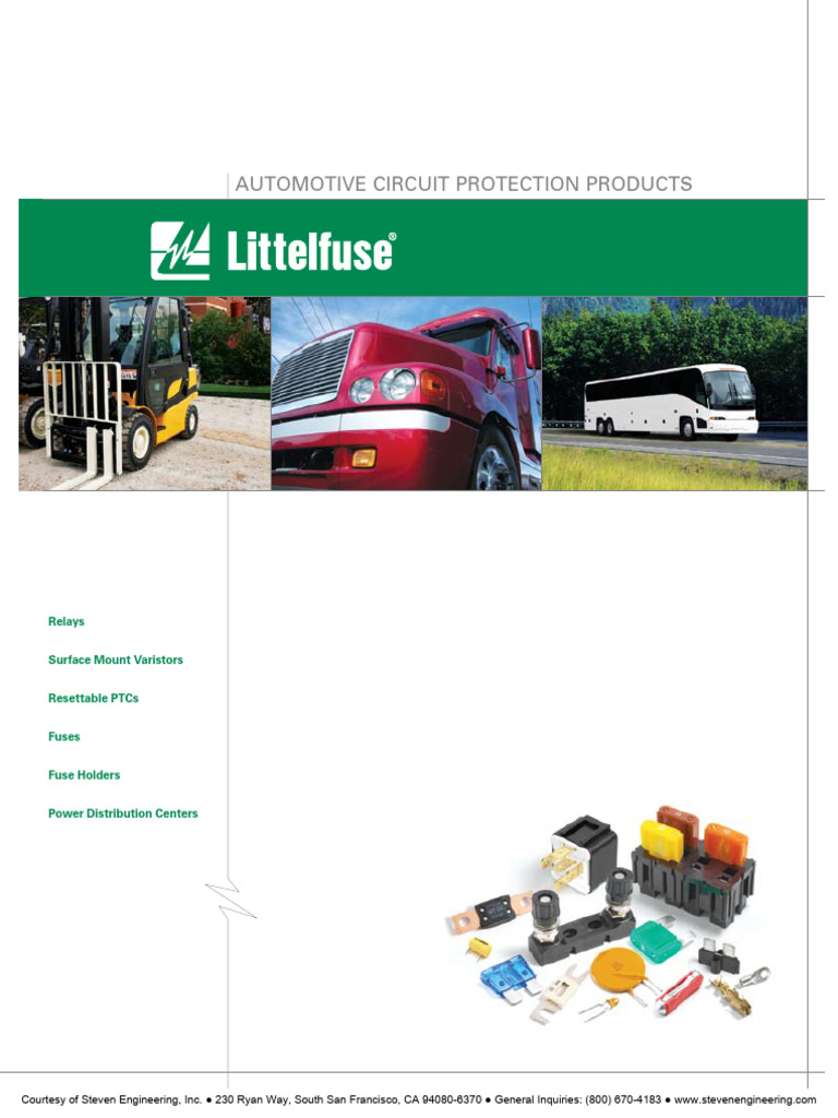 Automotive Circuit Protection Products Littlefuse | PDF | Fuse ...